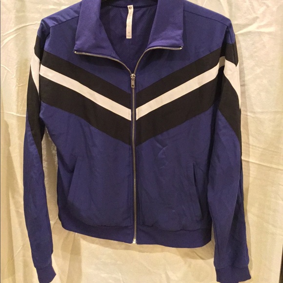 Fabletics | Jackets & Coats | Fabletics Sporty Jkt Blueblackwhite Euc ...